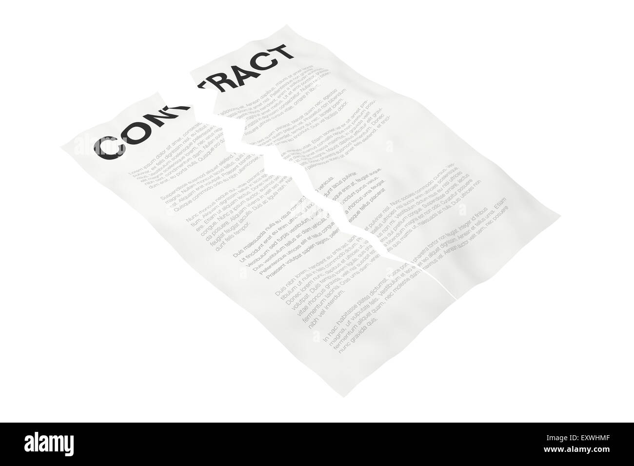 Breach of contract hi-res stock photography and images - Alamy