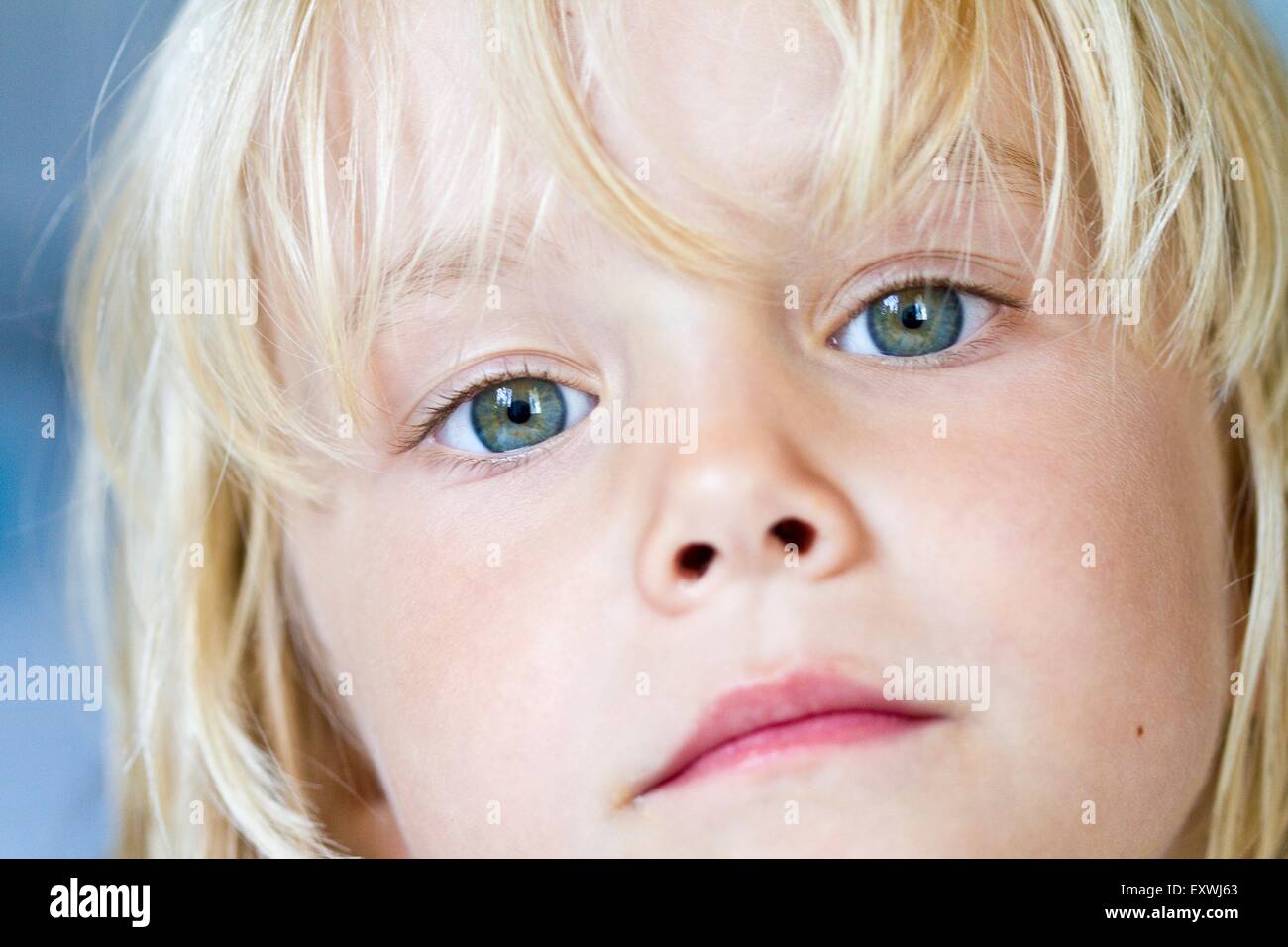 Girl looking serious Stock Photo - Alamy