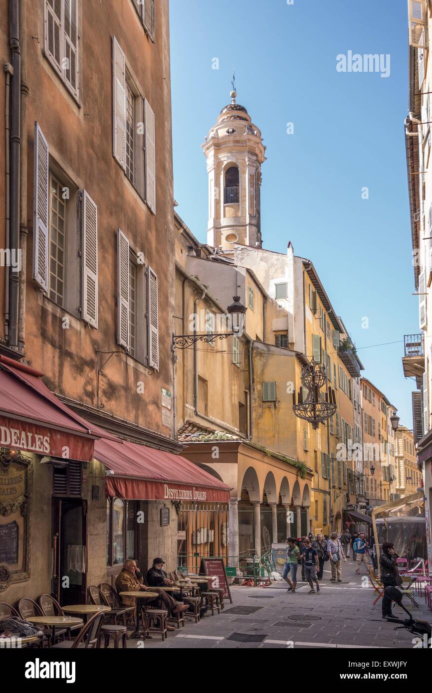 Rue Prefecture, Nice, France Stock Photo - Alamy