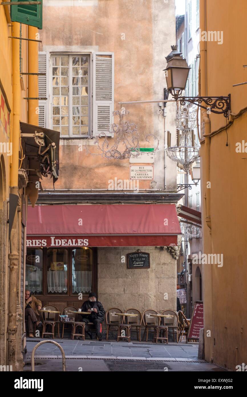 Rue Prefecture, Nice, France Stock Photo - Alamy