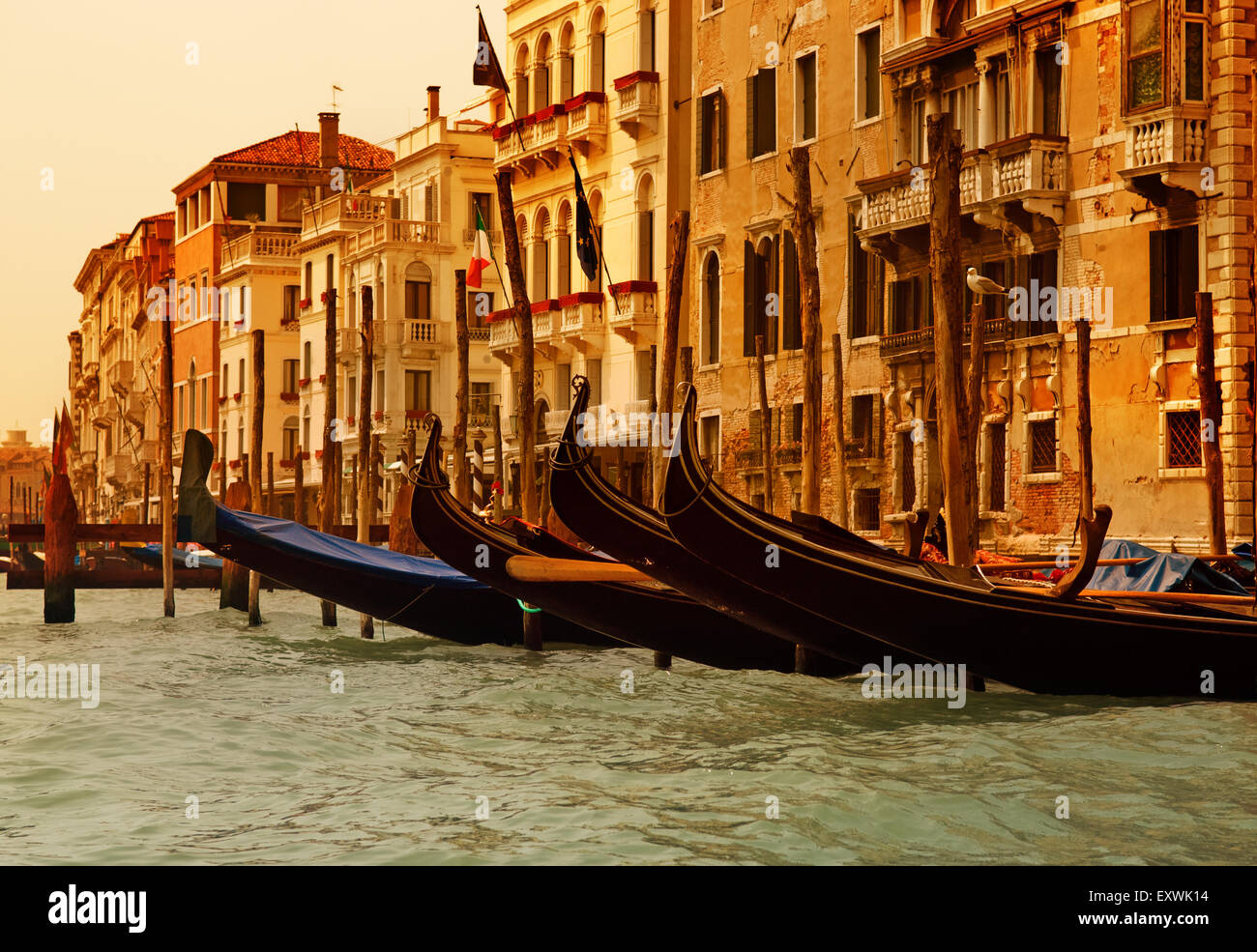 Decorated gondolas hi-res stock photography and images - Alamy