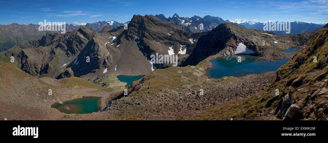 Mountain lakes in Oetztal Alps, Tyrol, Austria Stock Photo - Alamy