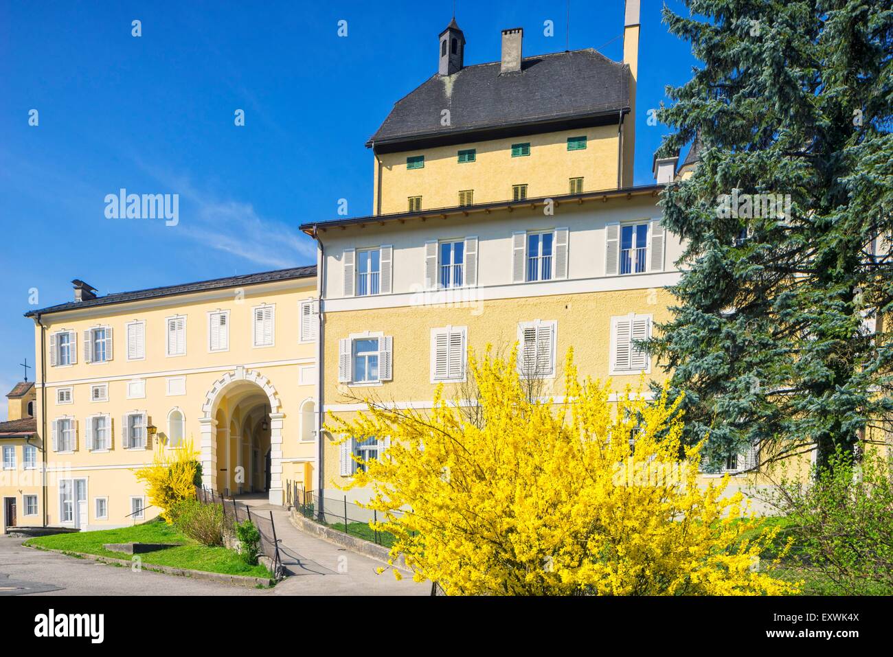 Goldenstein Palace in Elsbethen, Salzburg State, Austria Stock Photo ...