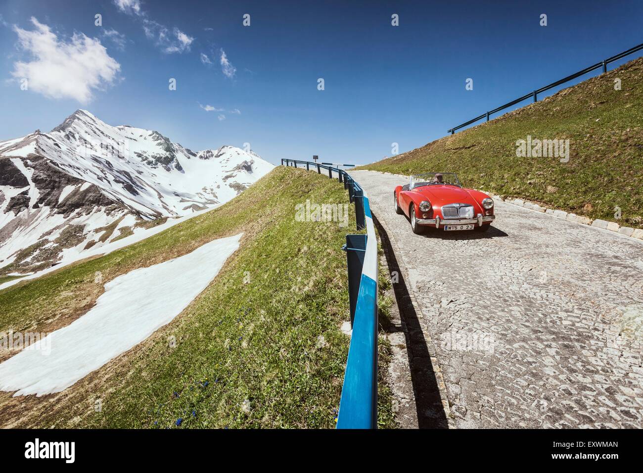 High alpine road on the grossglockner hi-res stock photography and ...