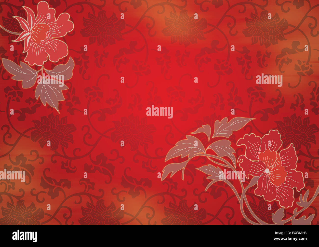 Auspicious Patterns, Chinese Style, Floral Pattern Stock Photo - Alamy