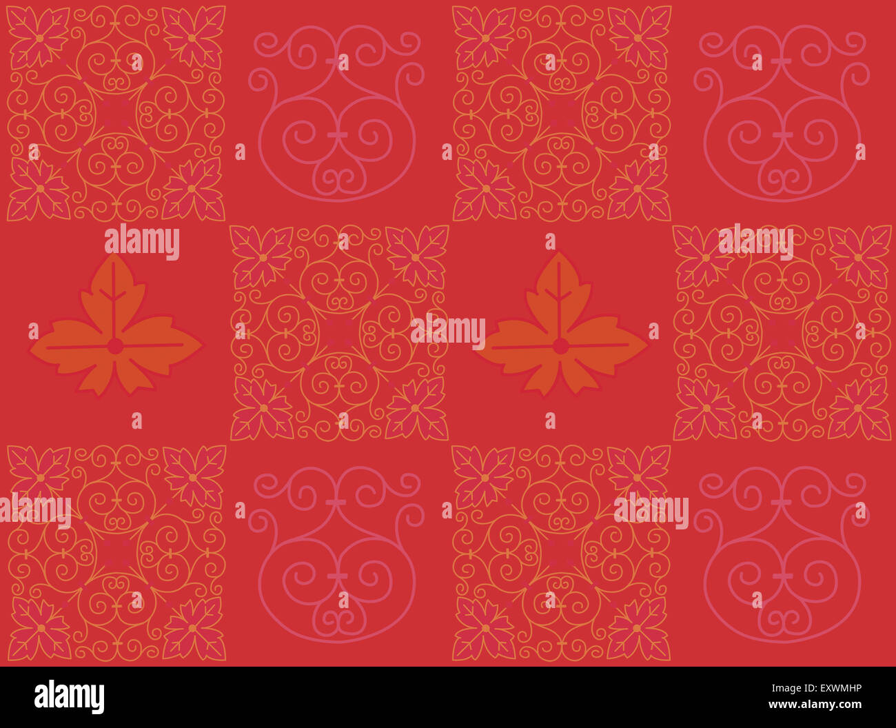 Auspicious Patterns, Chinese Style, Floral Pattern Stock Photo - Alamy