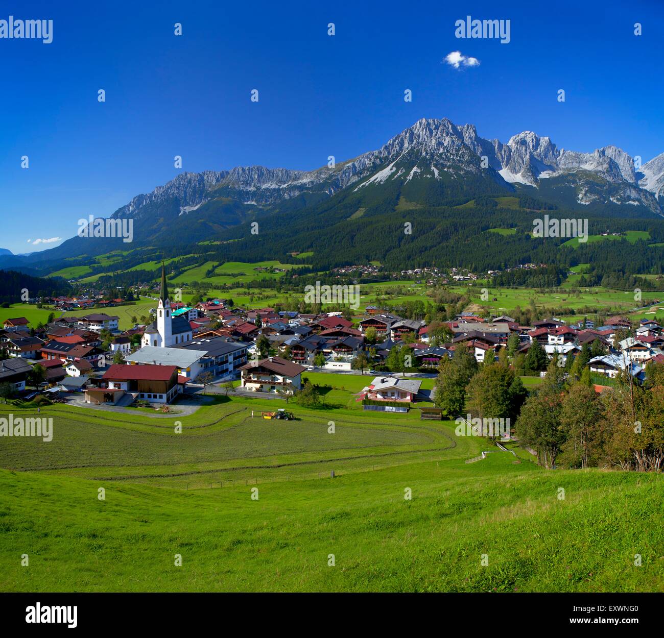 Ellmau at Wilder Kaiser, Tyrol, Austria Stock Photo - Alamy