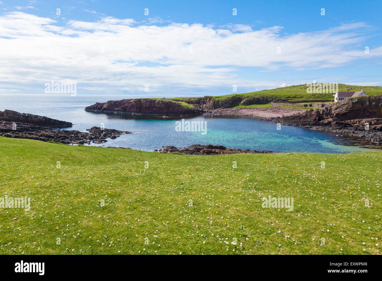 Cottage at a bay, Scotland, Great Britain, Europe Stock Photo - Alamy