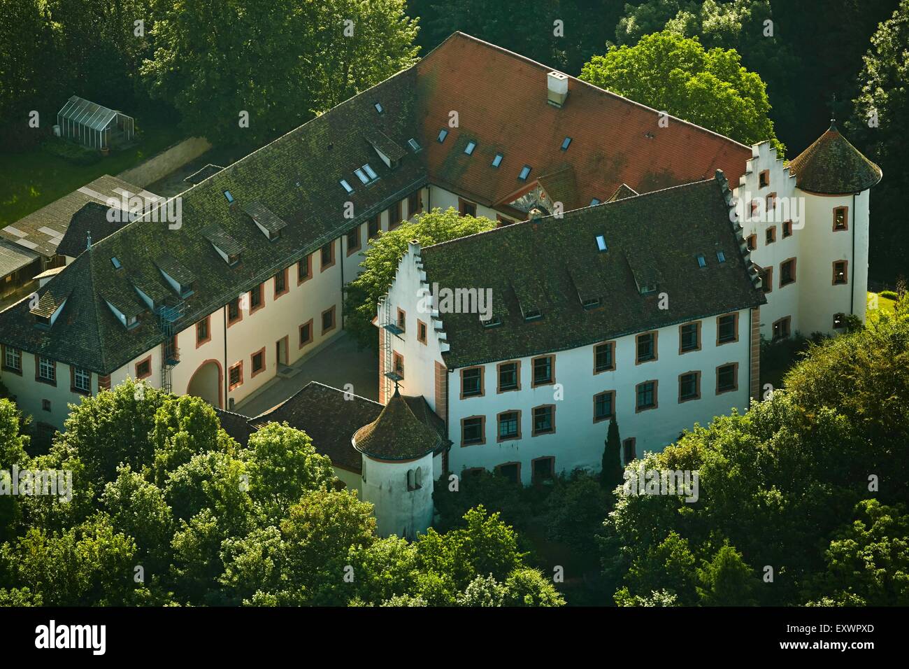 Hohenfels Castle with Schule Schloss Salem, Baden-Wuerttemberg, Germany ...