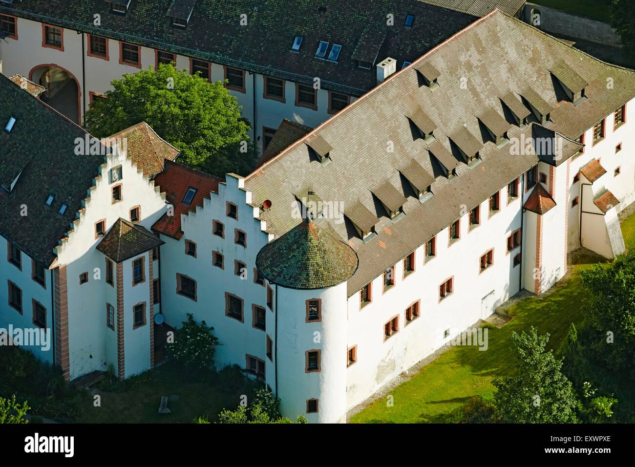 Hohenfels Castle with Schule Schloss Salem, Baden-Wuerttemberg, Germany ...
