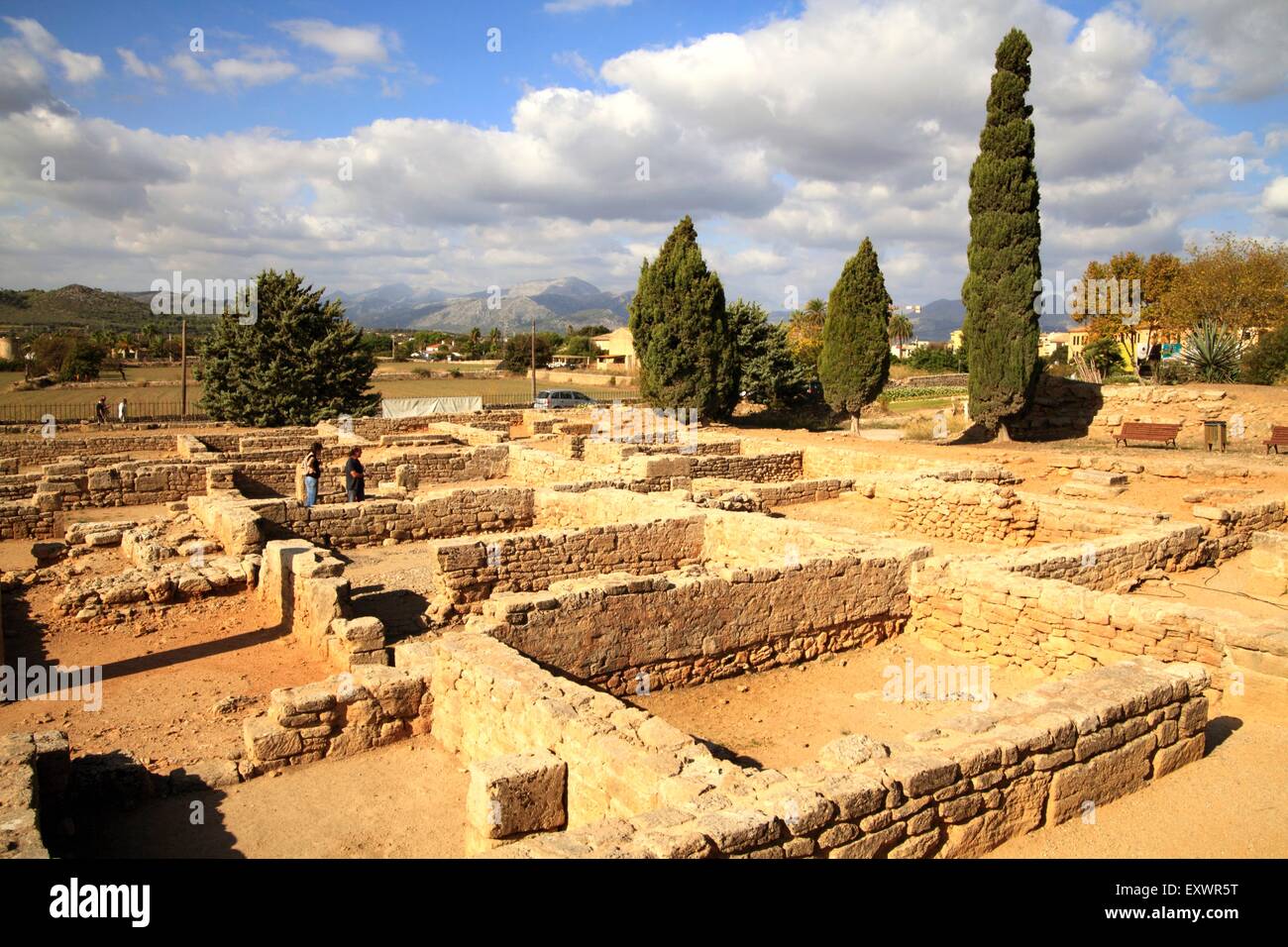 Ruins of Pollentia in Alcudia, Majorca, Spain Stock Photo - Alamy
