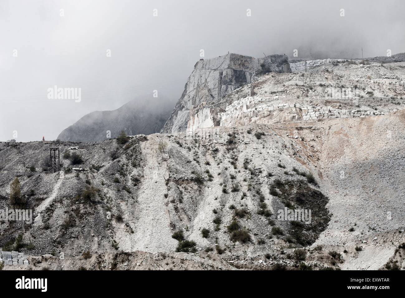 Carrara italy quarry hi-res stock photography and images - Alamy