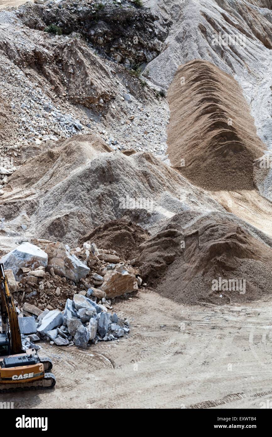 Rock quarry, Carrara, Tuscany, Italy, Europe Stock Photo - Alamy