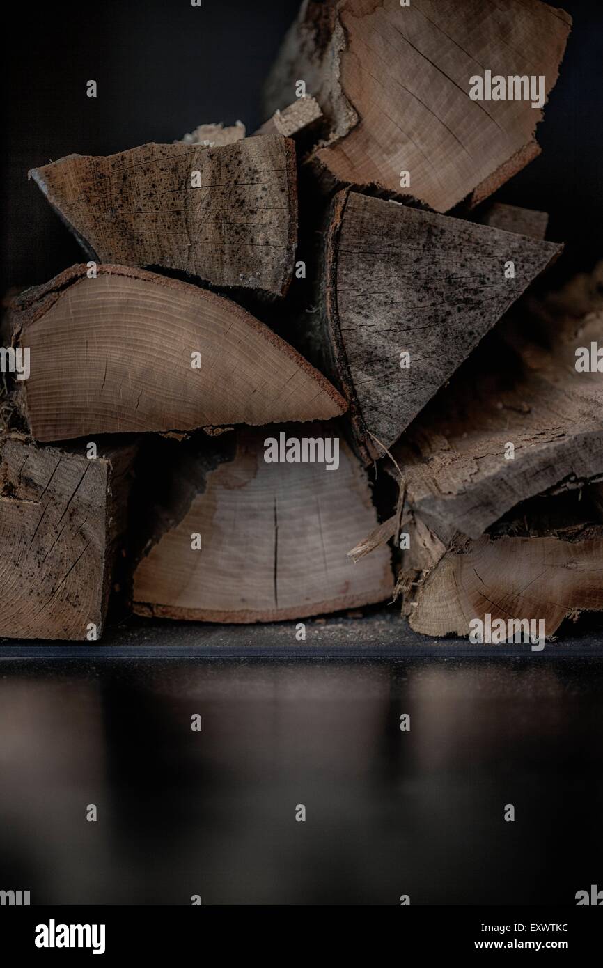 Woodpiles pile piles wood stacked hi-res stock photography and images ...