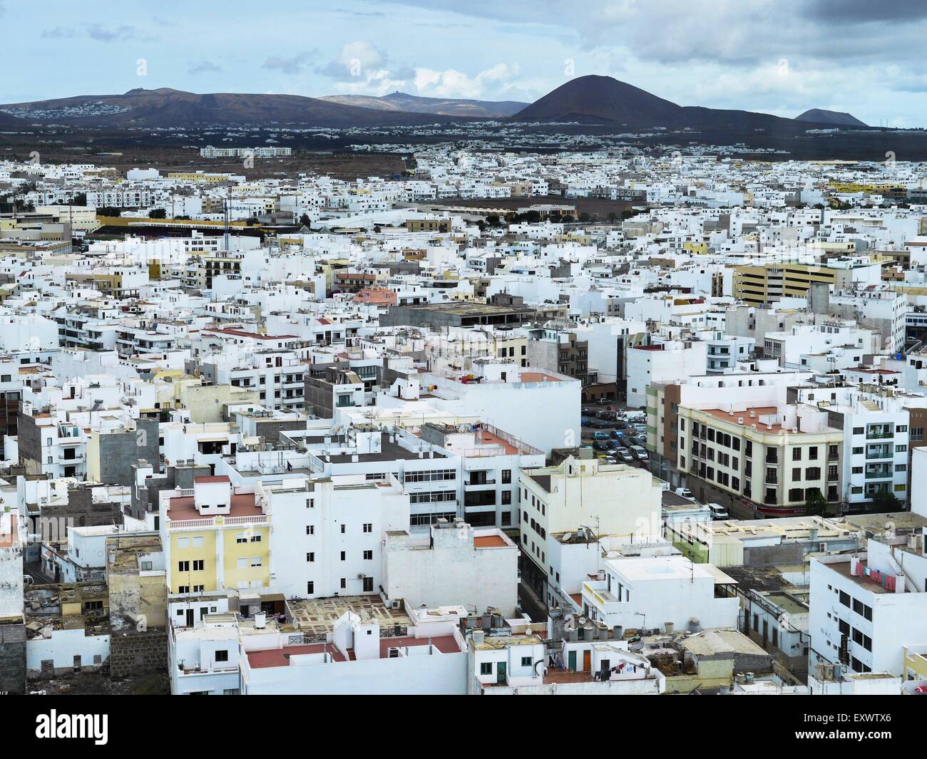 City view, Arrecife, Lanzarote, Canaries, Spain, Europe Stock Photo - Alamy