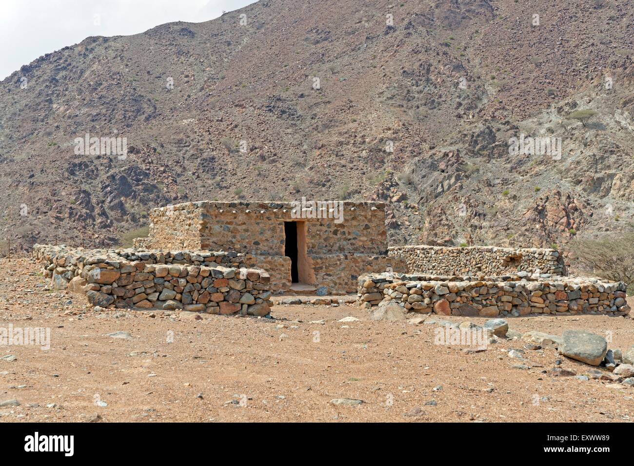 Al Hayl Castle, Fujairah, United Arab Emirates Stock Photo - Alamy