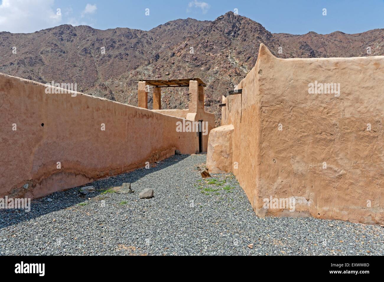 Al Hayl Castle, Fujairah, United Arab Emirates Stock Photo - Alamy