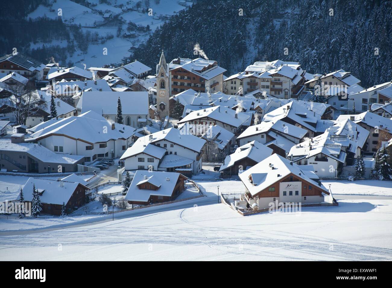 Serfaus in winter, Tyrol, Austria, Europe Stock Photo - Alamy