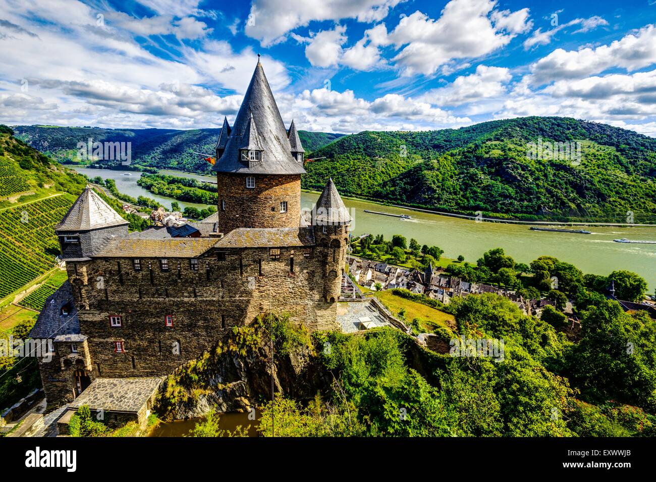 Stahleck castle bacharach hi-res stock photography and images - Alamy