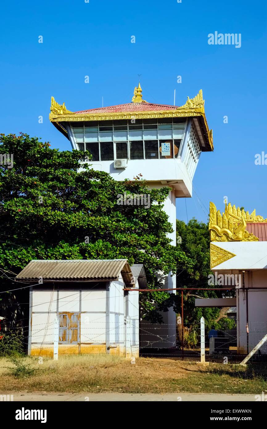 Tower of the airport, Nyaung U, Mandalay, Myanmar, Asia Stock Photo - Alamy