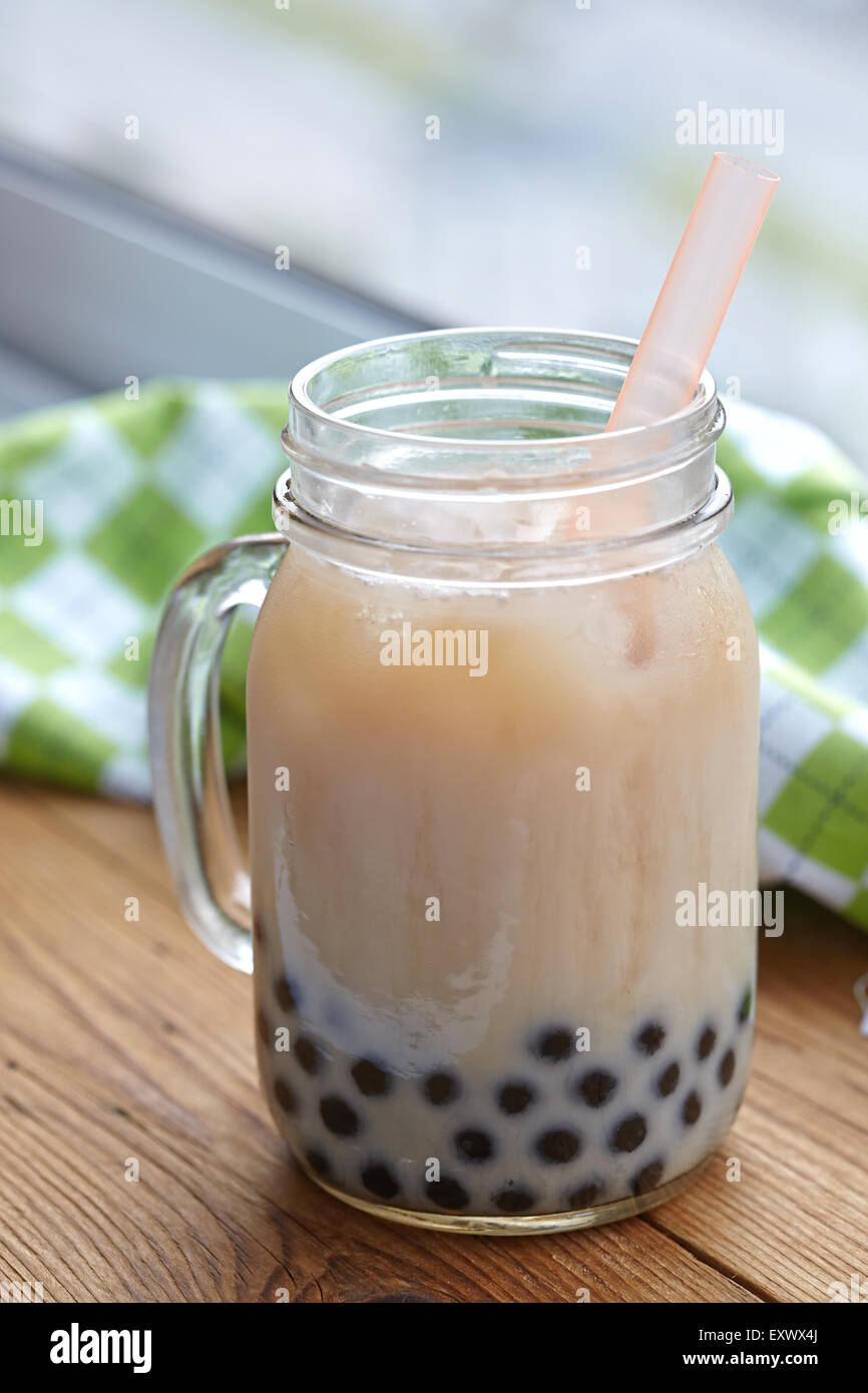 Boba milk tea hi-res stock photography and images - Alamy
