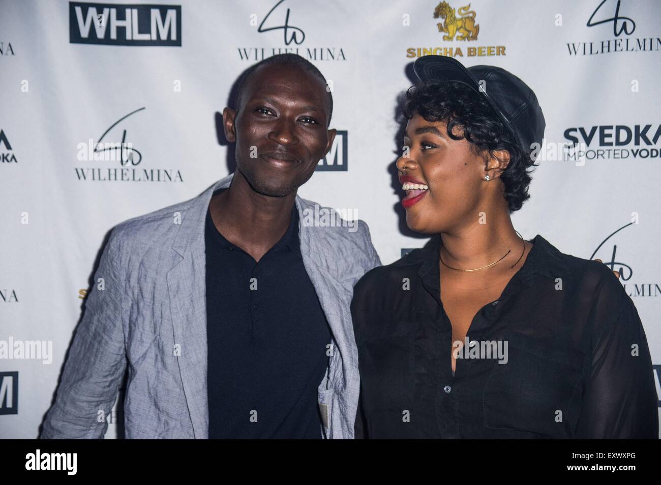 New York, NY, USA. 16th July, 2015. Armando Cabral, Victoria Lee at ...