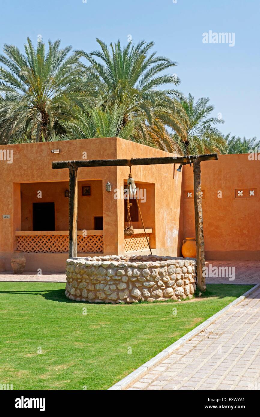 Water well at Al Ain Palace Museum, Al Ain, Abu Dhabi, United Arab ...