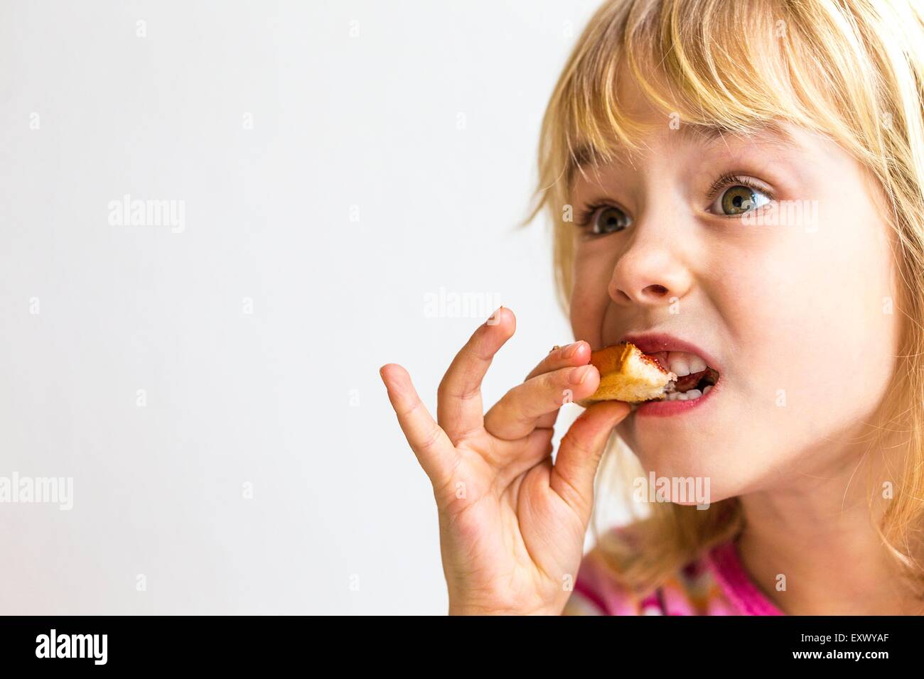 Toast eating hi-res stock photography and images - Alamy