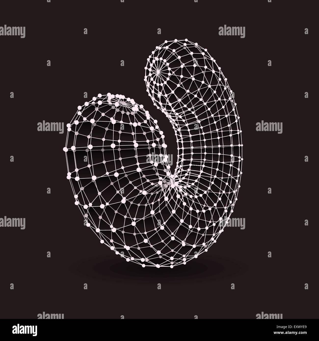 3d vector illustration. Can be used as design element, emblem, icon ...