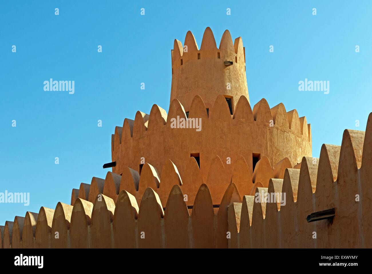 Al Ain Palace Museum, Al Ain, Abu Dhabi, United Arab Emirates Stock ...
