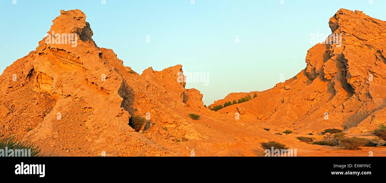Green Mubazzarah, Jebel Hafeet, Abu Dhabi, United Arab Emirates Stock ...