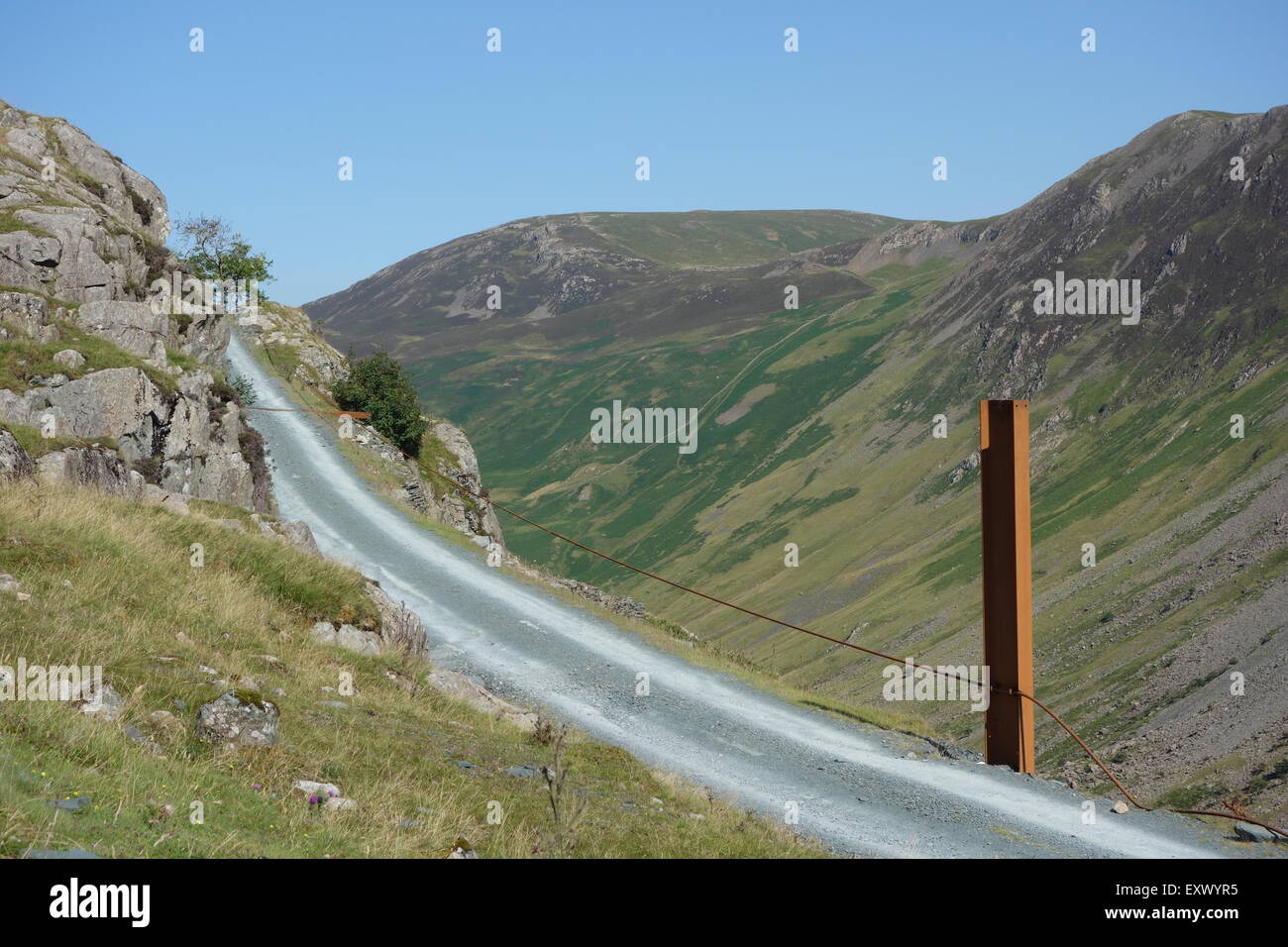 Honister Quarry Road Stock Photo - Alamy