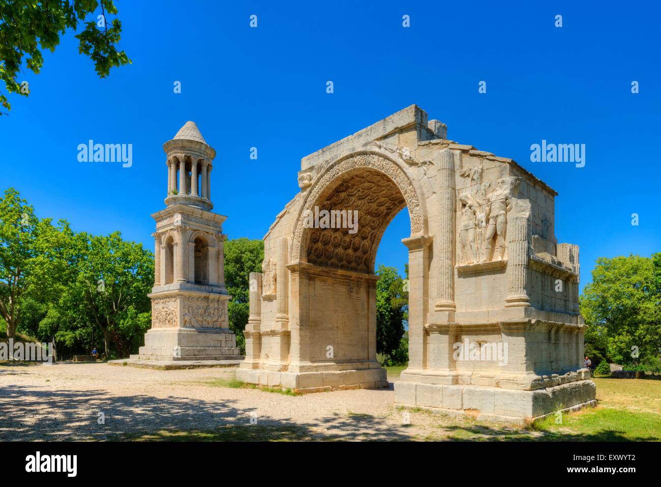 Glanum mausoleum hi-res stock photography and images - Alamy