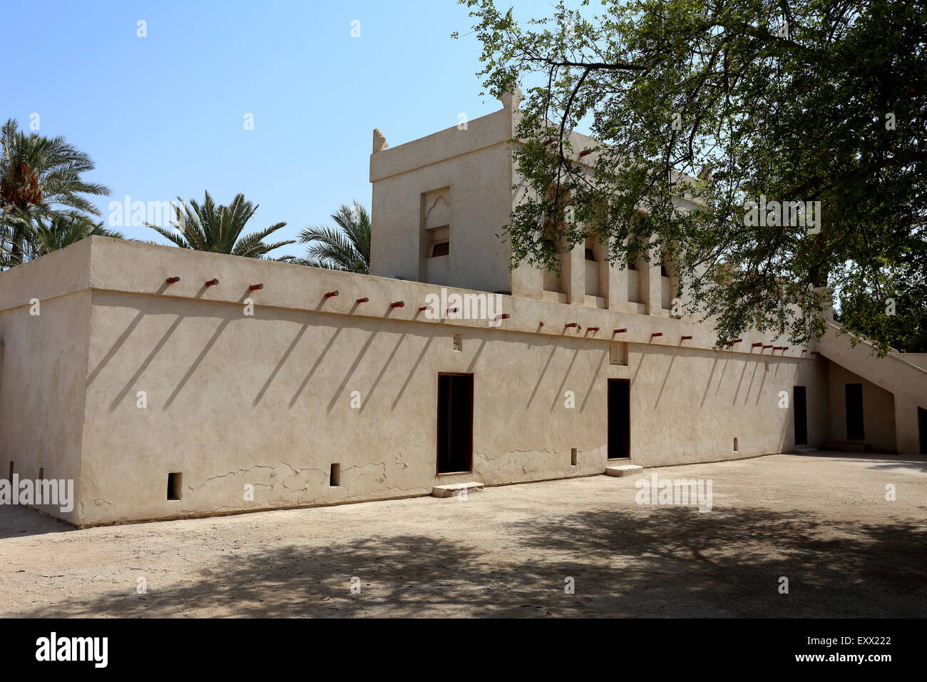 The courtyard of Al Jasra House, Al Jasra, Kingdom of Bahrain Stock ...