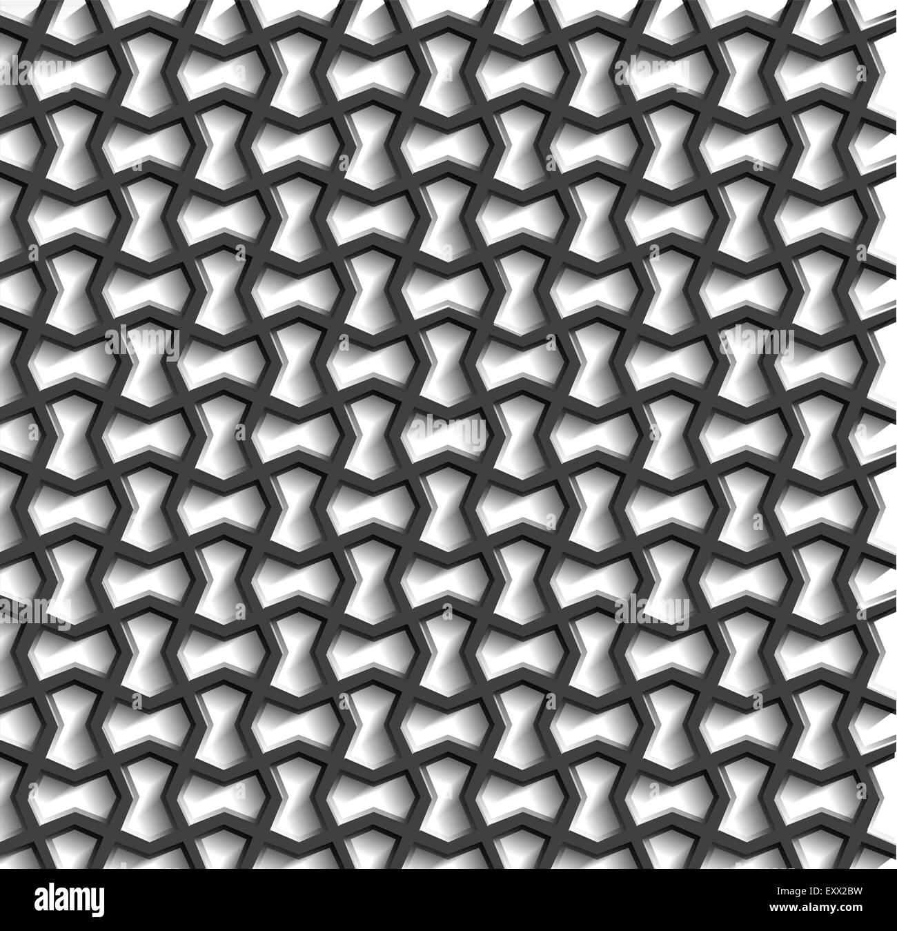 Seamless vector oriental pattern 3d Black and White Stock Photos ...