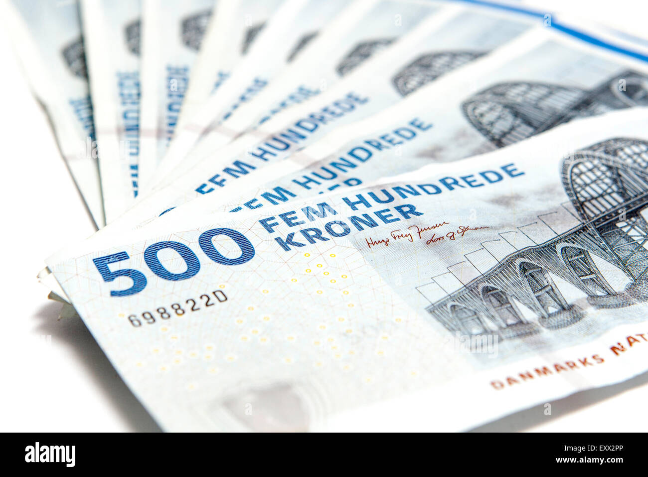 500 danish kroner note hi-res stock photography and images - Alamy