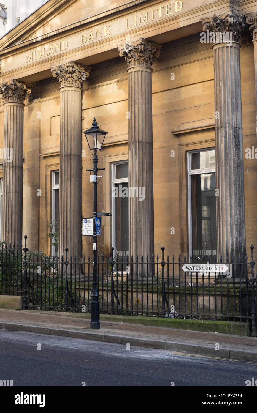 Former banking hall in Birmingham Stock Photo - Alamy