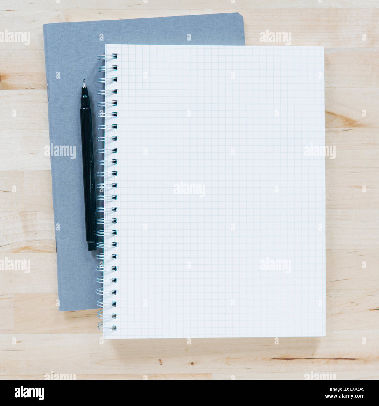 Notebook spiral full page hi-res stock photography and images - Alamy