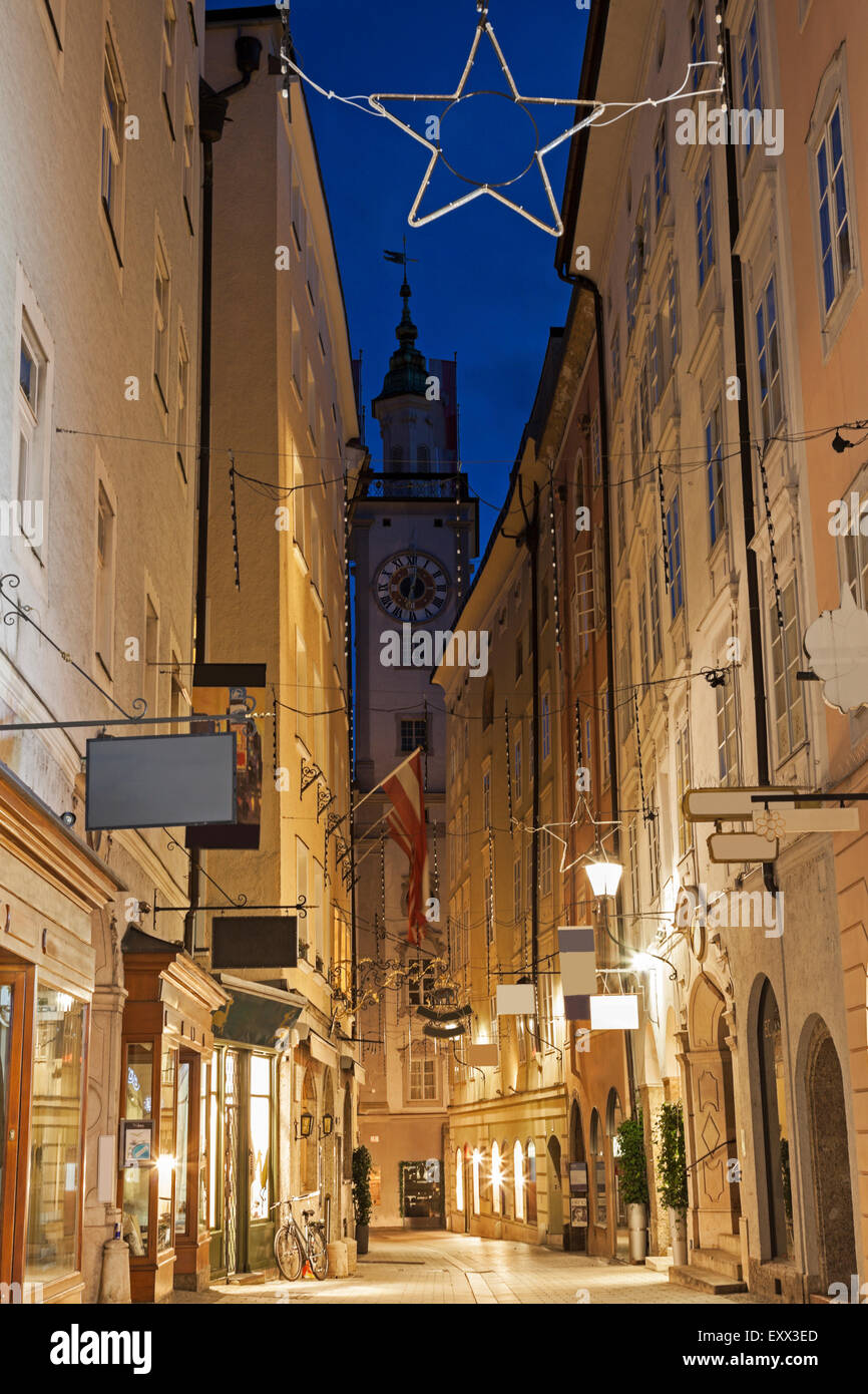Town hall landmark building architecture night illuminated vertical ...