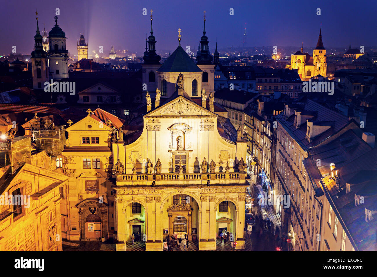 Prague nights hi-res stock photography and images - Alamy