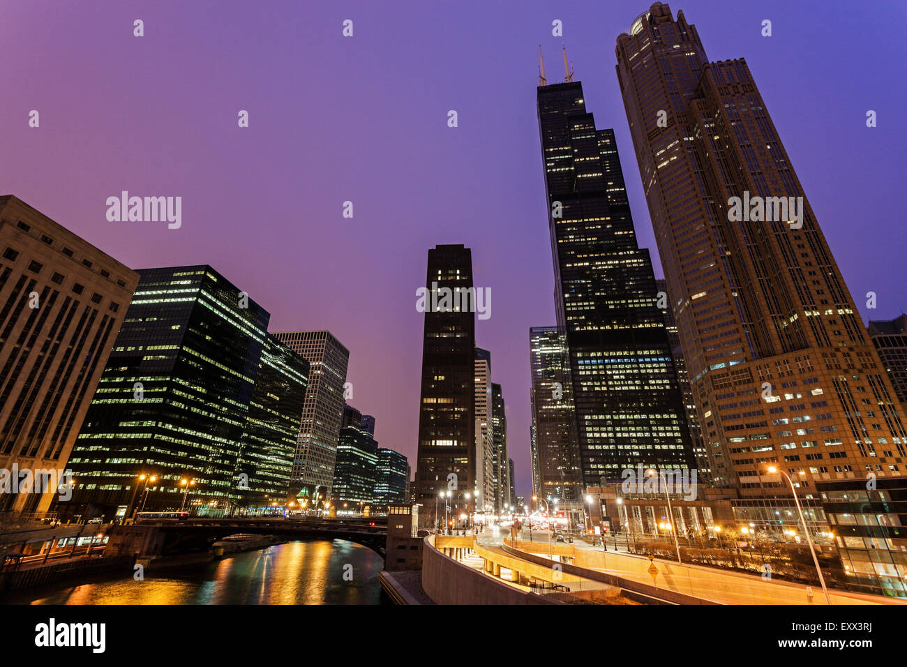 Tower sun lit up hi-res stock photography and images - Alamy