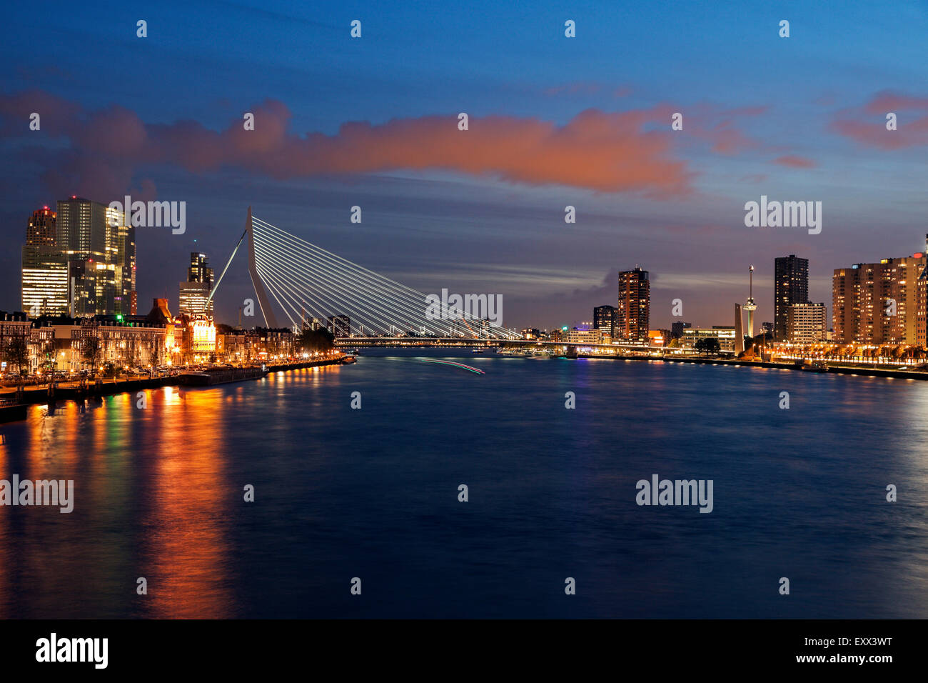 Erasmus bridges hi-res stock photography and images - Alamy