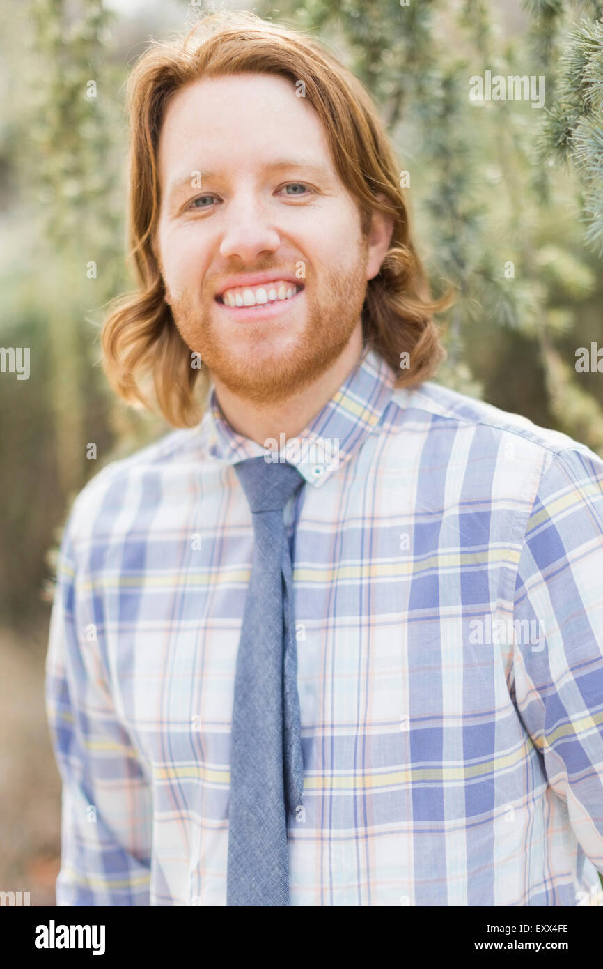 Half length plaid shirt hi-res stock photography and images - Alamy