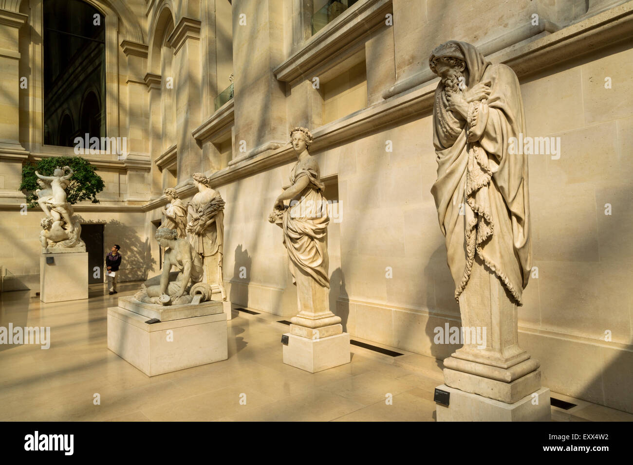 Cour Puget, Louvre Museum, Paris, France Stock Photo - Alamy