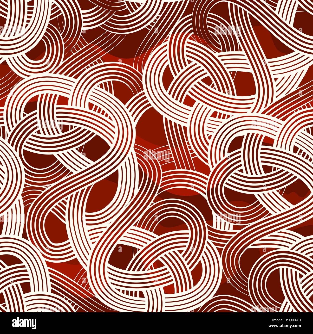 Seamless colorful noodles pattern. No gradients Stock Vector Image ...