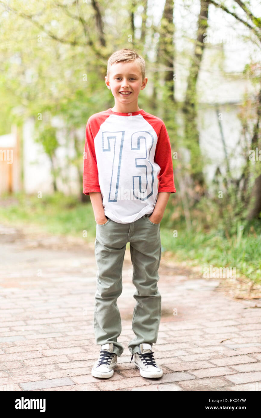 Portrait year old boy full hi-res stock photography and images - Alamy