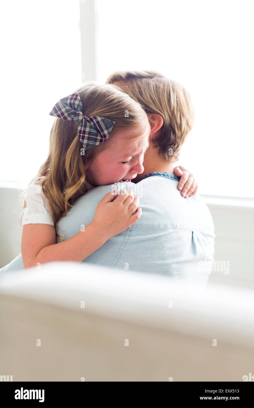 Woman consoling her child (4-5 Stock Photo - Alamy