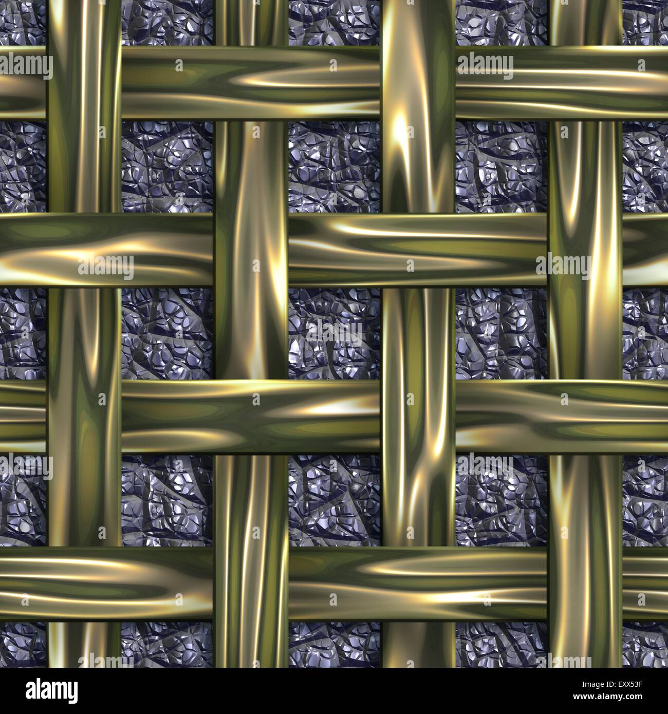 Seamless tileable gold iron decorative background pattern Stock Photo ...