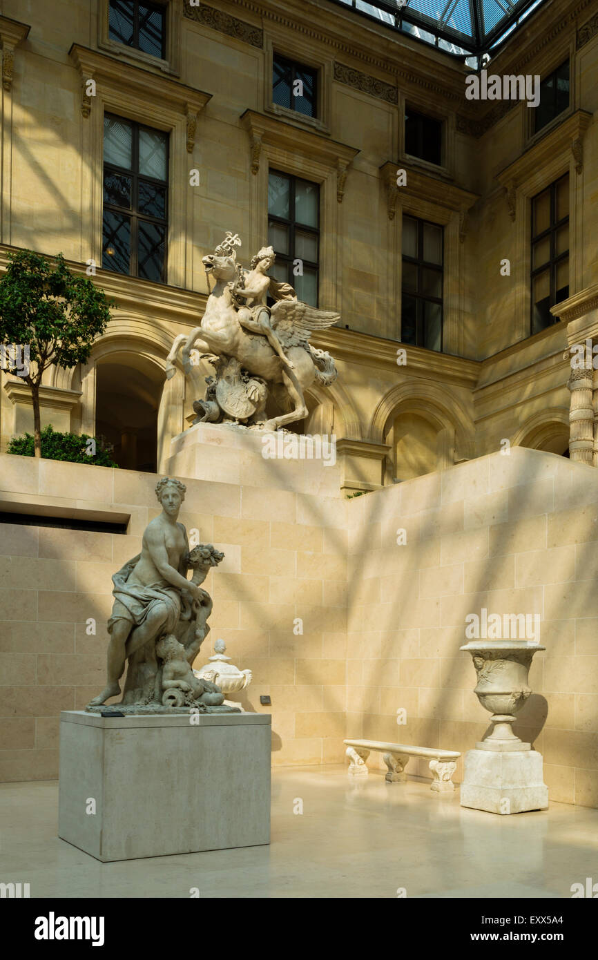 Cour Puget, Louvre Museum, Paris, France Stock Photo - Alamy