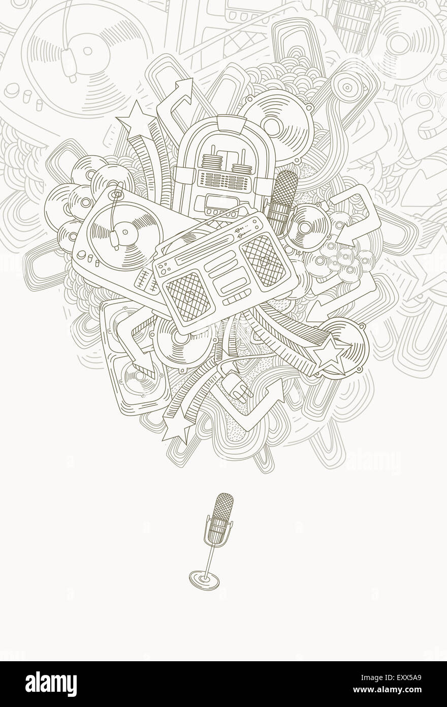 Record drawing hi-res stock photography and images - Alamy